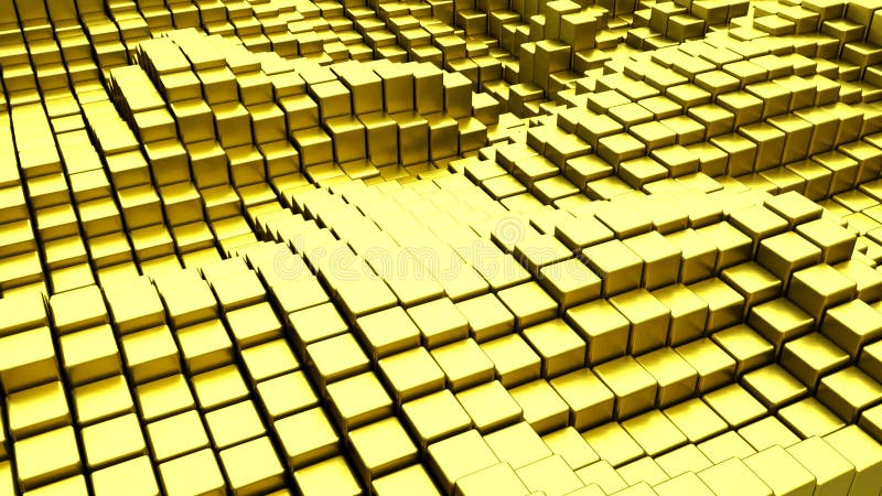 Gold blocks stock illustration. Illustration of pile, worth - 1167094