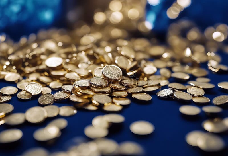 Gold and blue stock photo stock illustration. Illustration of product ...