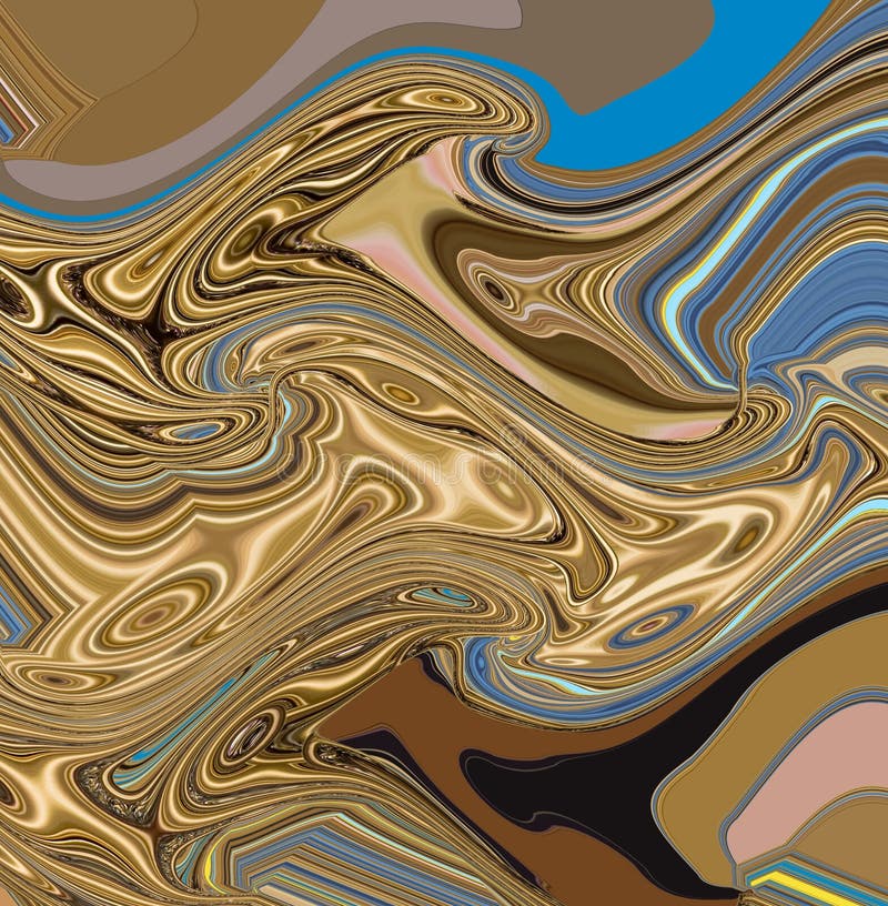 Gold Blue, Yellow Mixed Marble Texture Stock Image - Image of marble ...