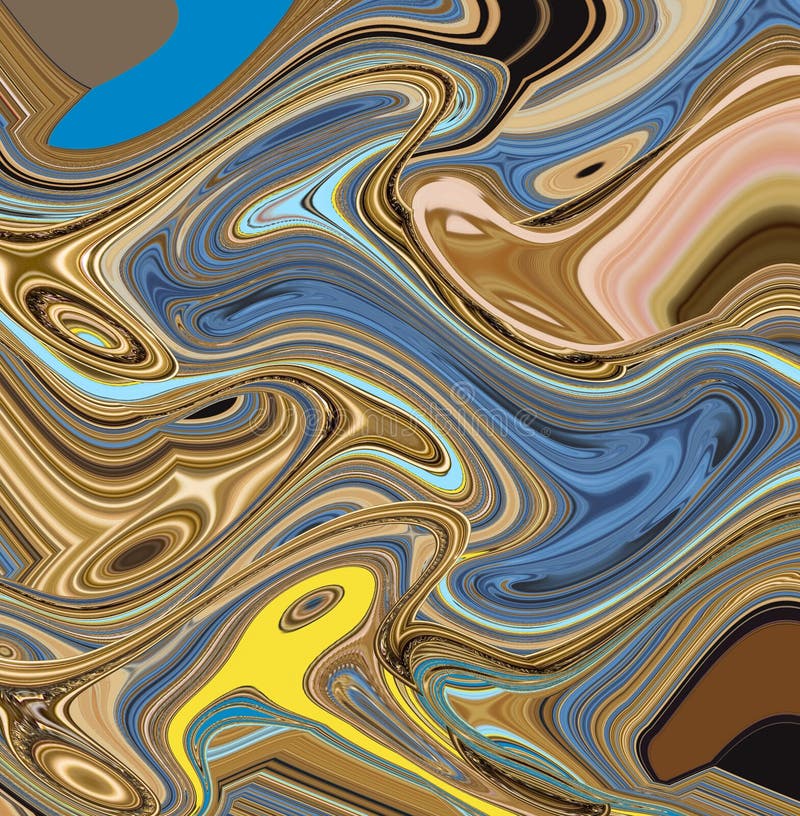 Gold Blue, Yellow Mixed Marble Texture Stock Photo - Image of texture ...