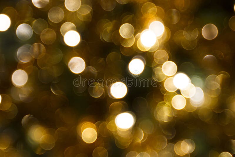 Gold Spots Bokeh Background Stock Photo - Image of evening, dark: 5573314