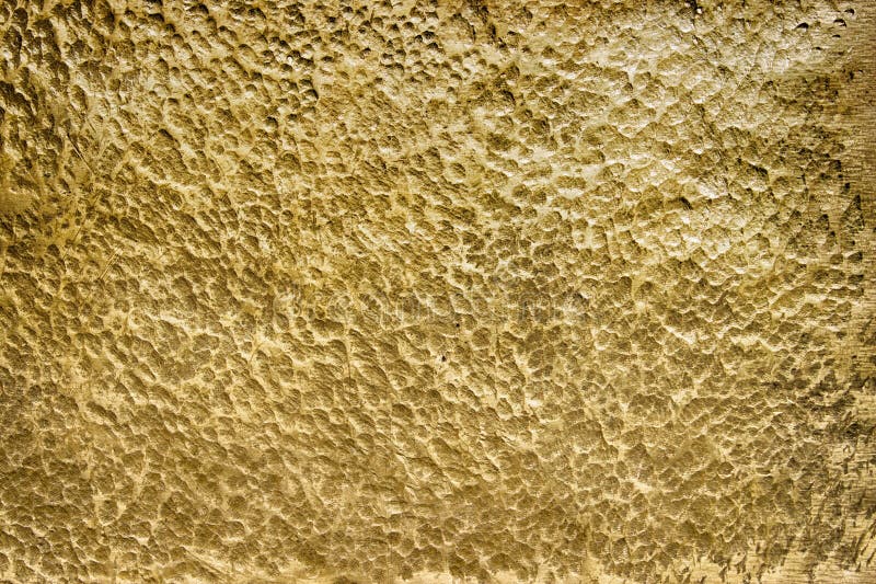 Gold or Brass Metal Texture, Golden Surface As Background Stock Image ...