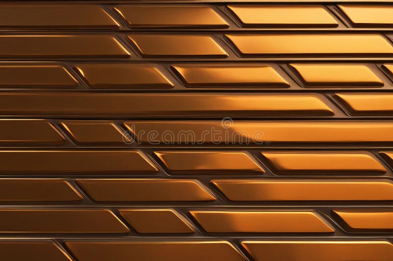 Interlocking Gold Brick Texture for Walls Stock Illustration ...