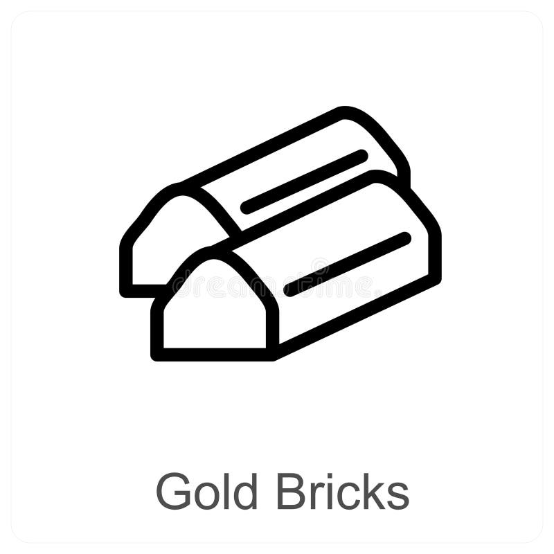 Gold Bricks stock illustration. Illustration of treasure - 340804613