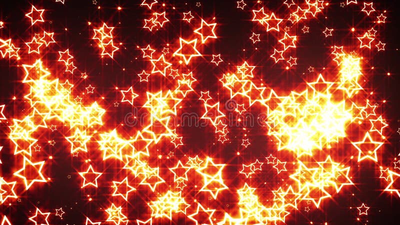 Gold Bright Glow Star Particle Loop Animation Stock Video - Video of ...
