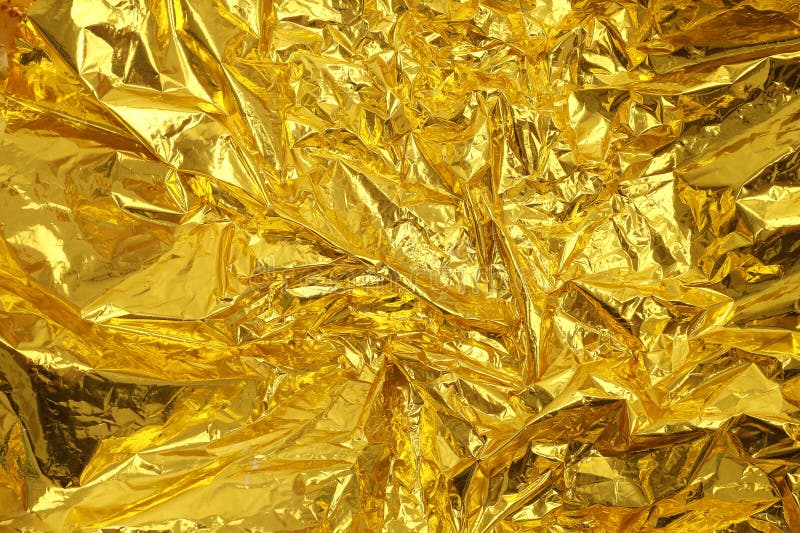 Gold and Bronze Glitter Foil. Abstract Glow Texture Copy Space ...