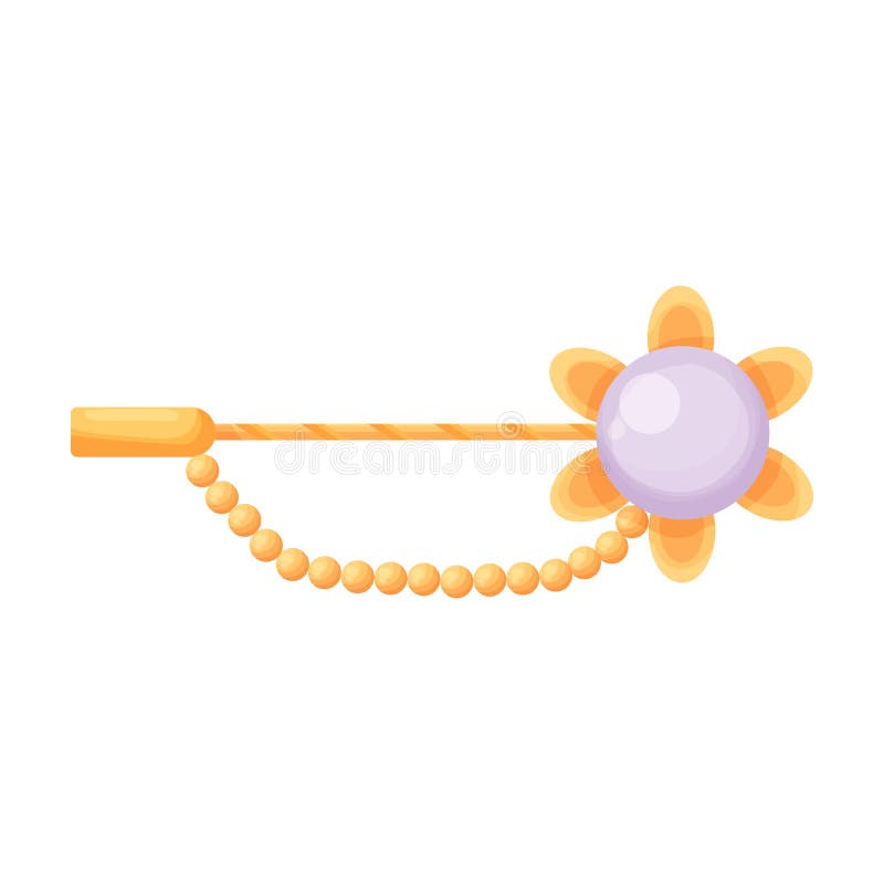 Gold brooch stock illustration. Illustration of decor - 5892935
