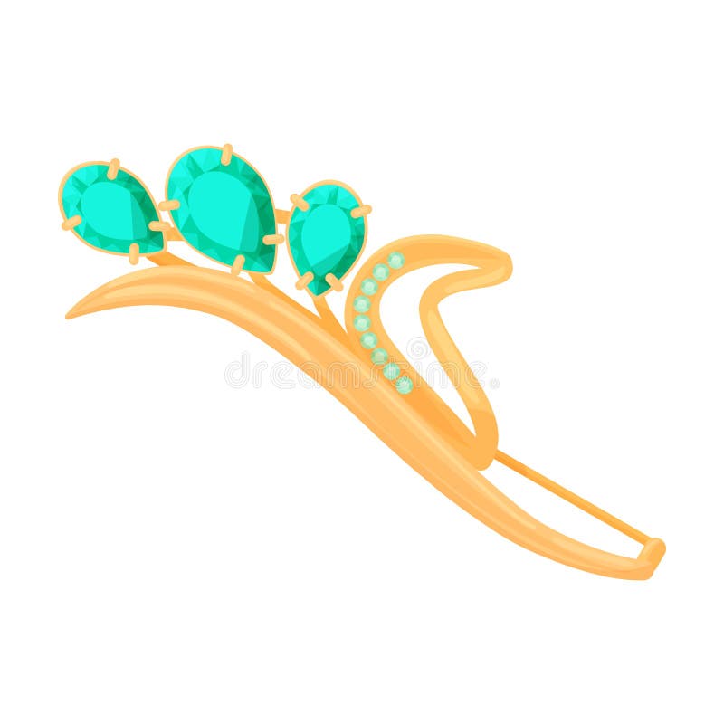 Brooch Icon Vector. Trendy Flat Brooch Icon From Jewelry Collection ...