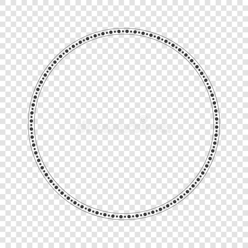 Gold Brush Round Frame Banners on White Backgroun Stock Vector ...