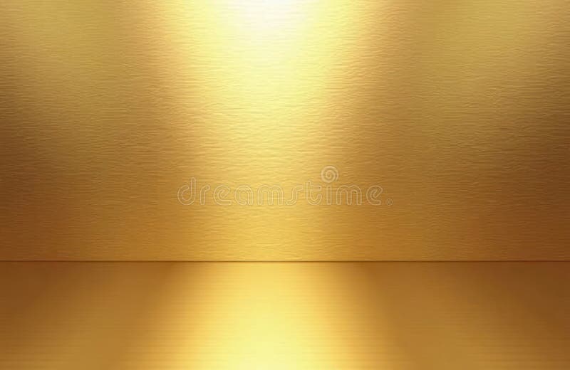 Gold Brushed Seamless Texture. Reflective Surface with Subtle Light ...
