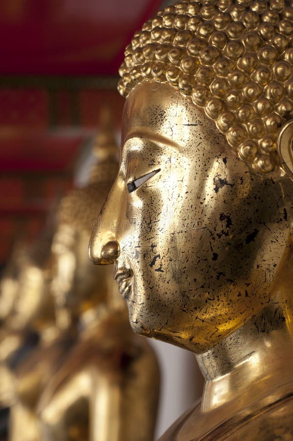 Gold Buddha stock image. Image of golden, statue, asia - 23172339