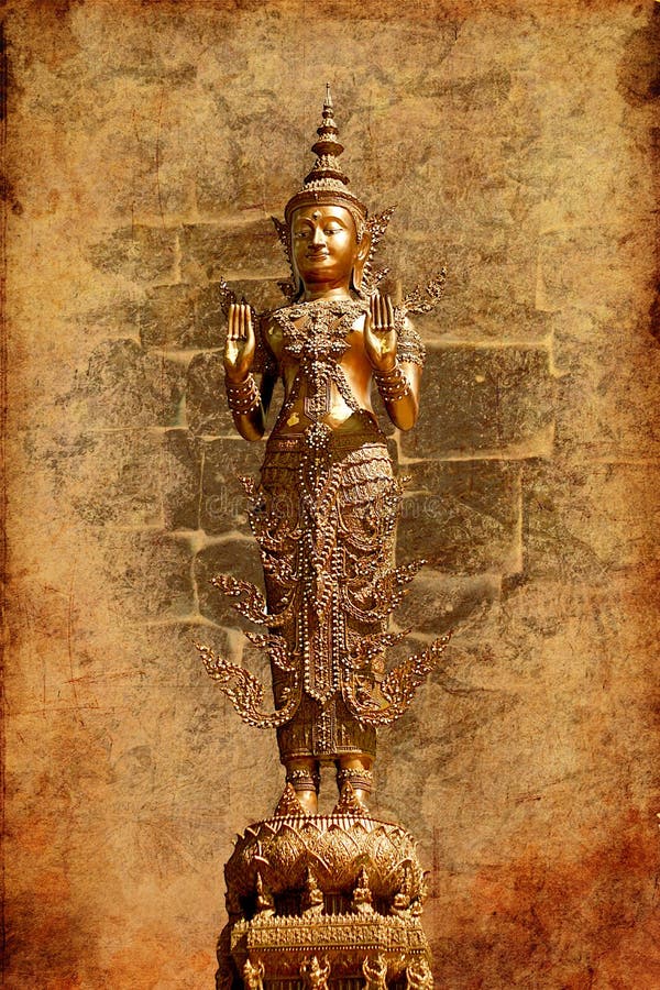 Gold Buddha stock photo. Image of asian, gold, buddhism - 26735866