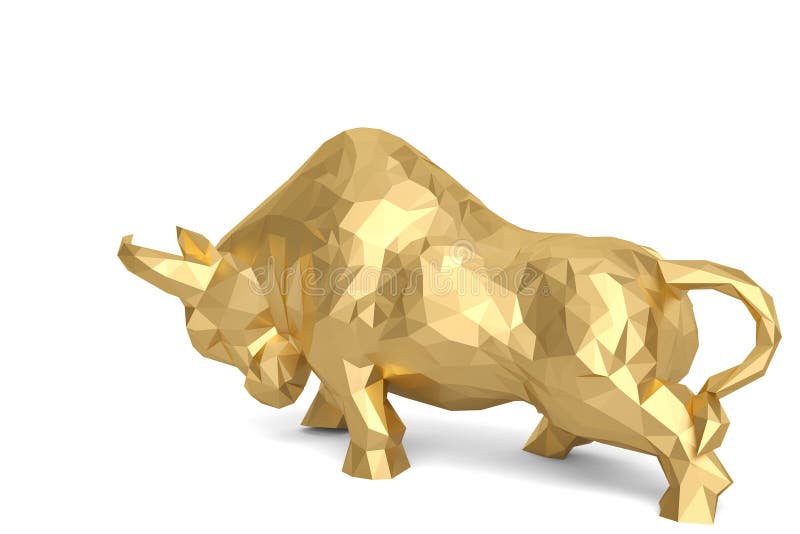 Strong Gold Brain and Muscle Brain 3D Illustration Stock Illustration ...