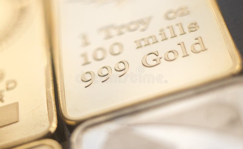 Gold bullion ingot bar stock photo. Image of success - 133057662