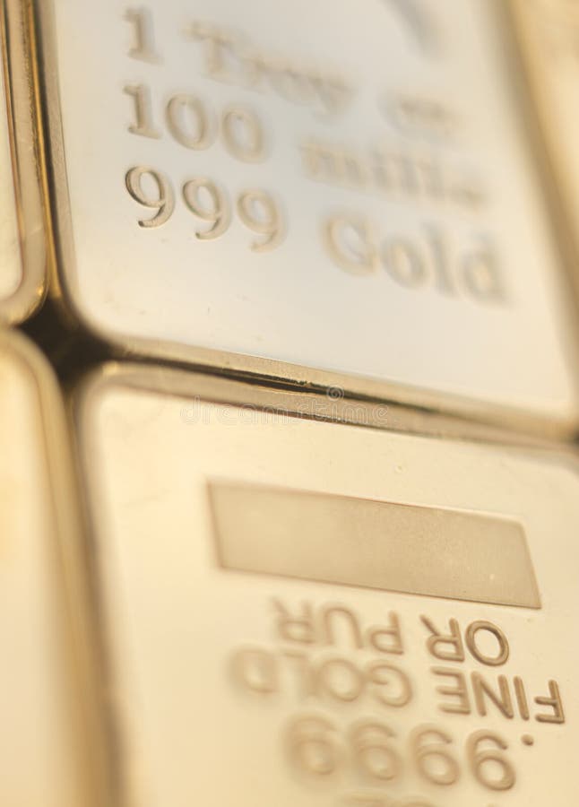 Gold bullion ingot bar stock photo. Image of business - 138366918