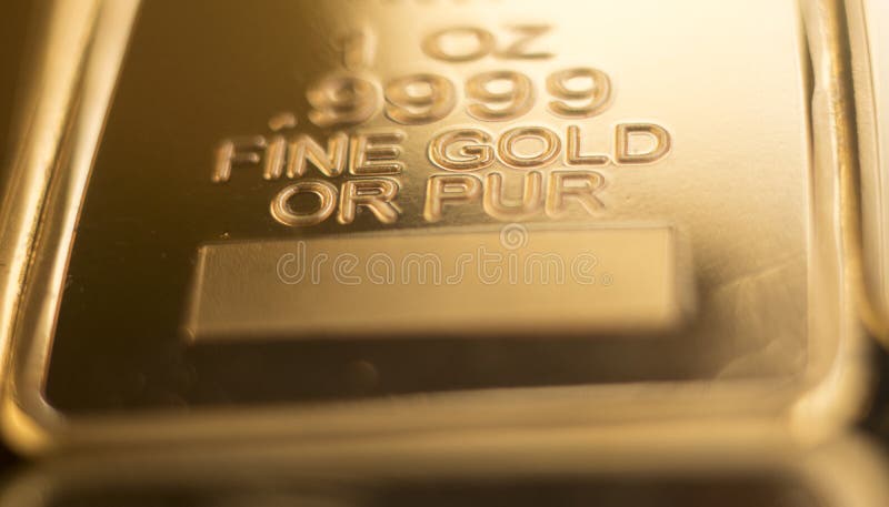Gold bullion ingot bar stock photo. Image of bank, metal - 139387178