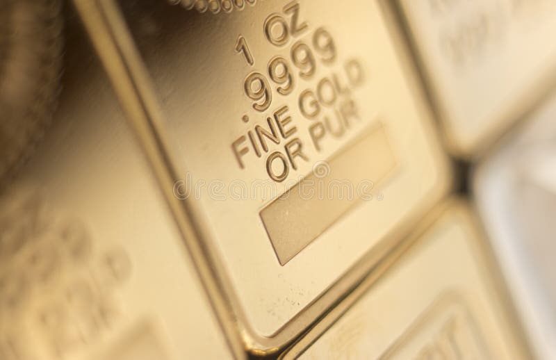 Gold bullion ingot bar stock image. Image of bars, concept - 142754555