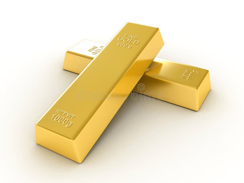 Gold bullions stock illustration. Illustration of bullion - 25191165
