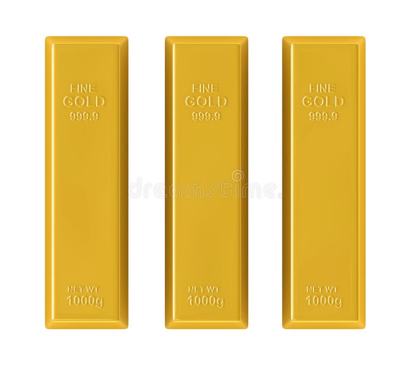 Gold bullions stock illustration. Illustration of bullion - 25191165