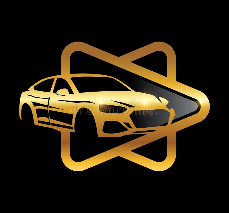 Golden Car Logo Stock Illustrations – 1,144 Golden Car Logo Stock ...