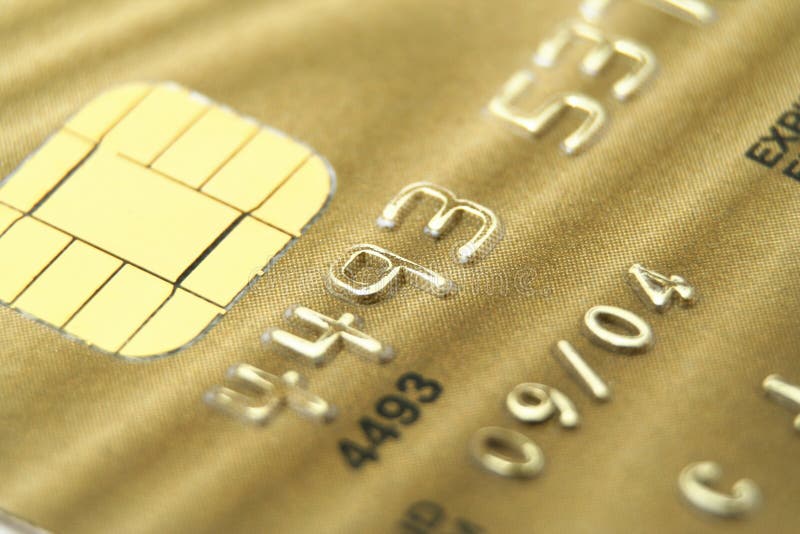 Gold Card stock image. Image of date, purchase, online - 2010269