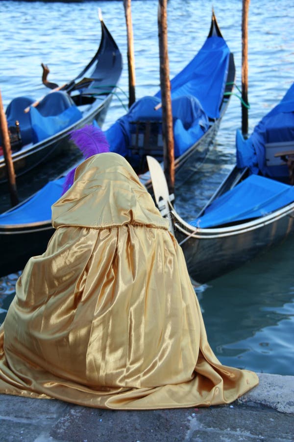 Gold Carnival Costume stock image. Image of glamorous - 4228617