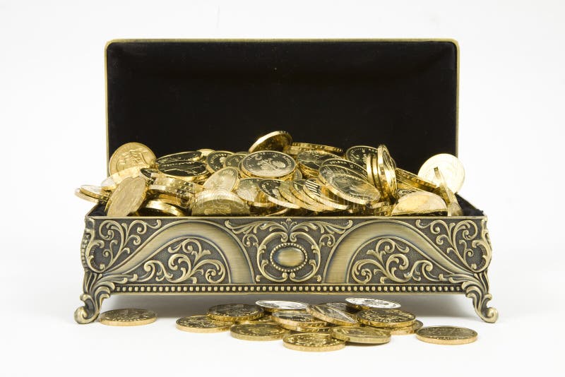 Gold casket stock image. Image of beautiful, luxury, case - 43530497
