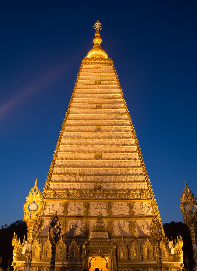Gold Castle in the Evening stock image. Image of landmark - 29061231