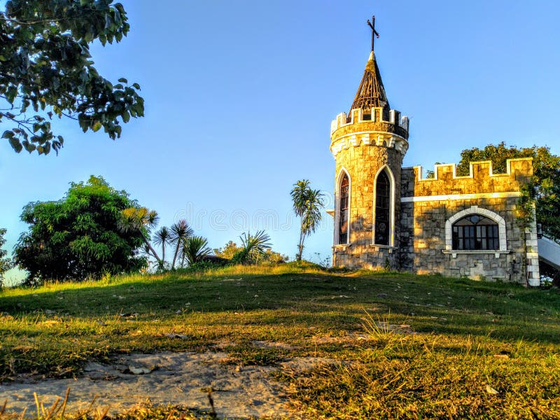 Gold Castle stock photo. Image of scenery, gold, scenic - 156126850