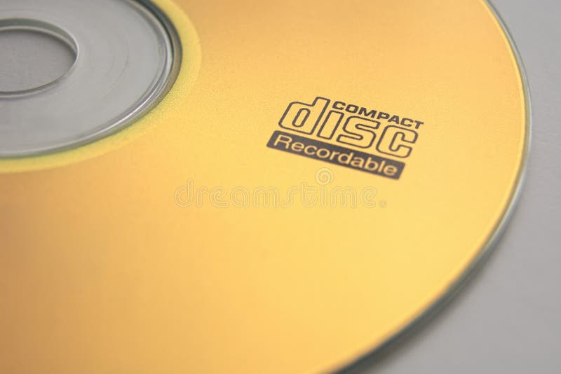 Gold CD Closeup editorial photography. Image of object - 175589377