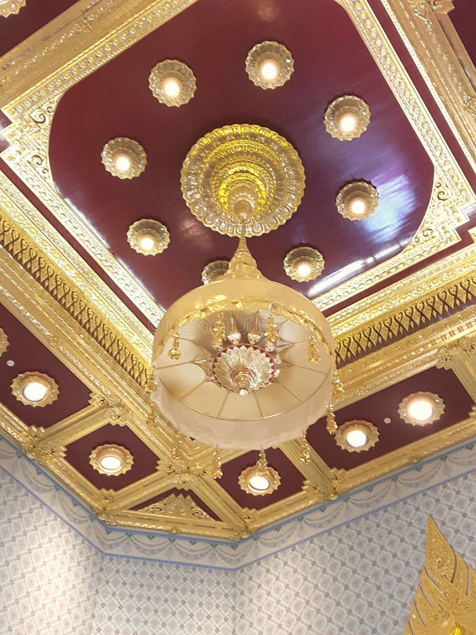 Gold ceiling stock photo. Image of craft, background - 34132962