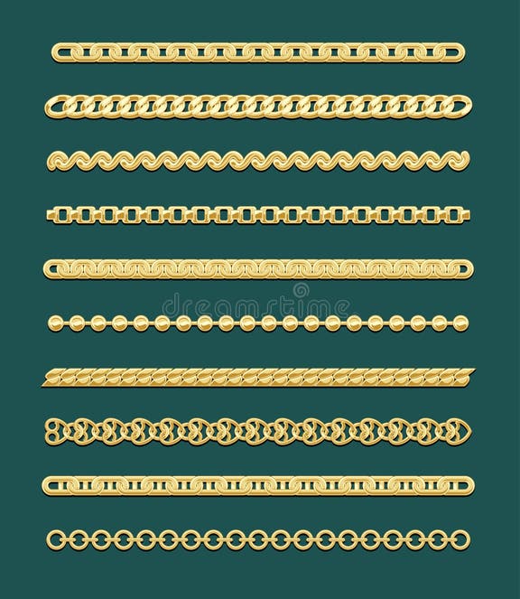 Curb Chain Stock Illustrations – 105 Curb Chain Stock Illustrations ...