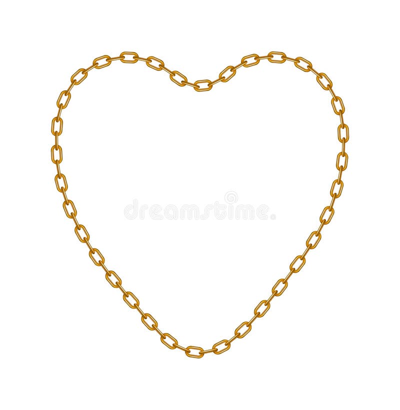 Chain Heart Stock Illustrations – 17,260 Chain Heart Stock ...