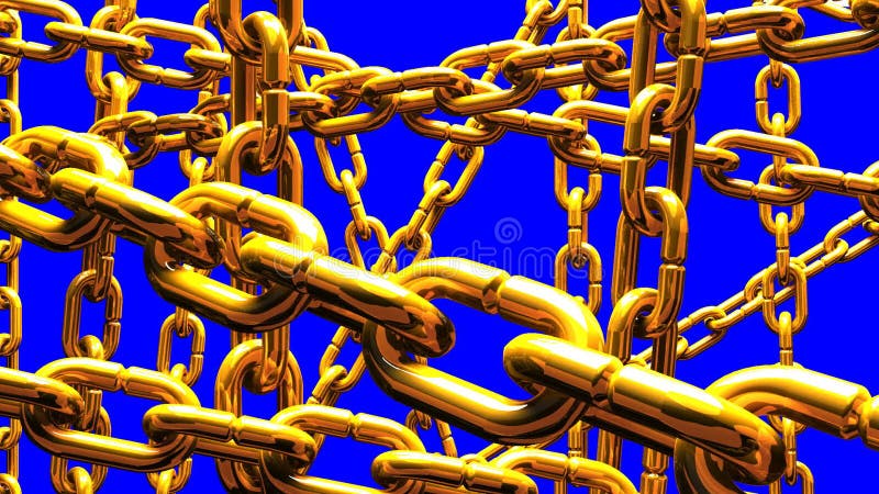 Gold Chains Abstract stock footage. Video of strong, chain - 69564076