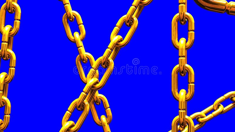 Gold Chains Abstract stock footage. Video of strong, chain - 69564076