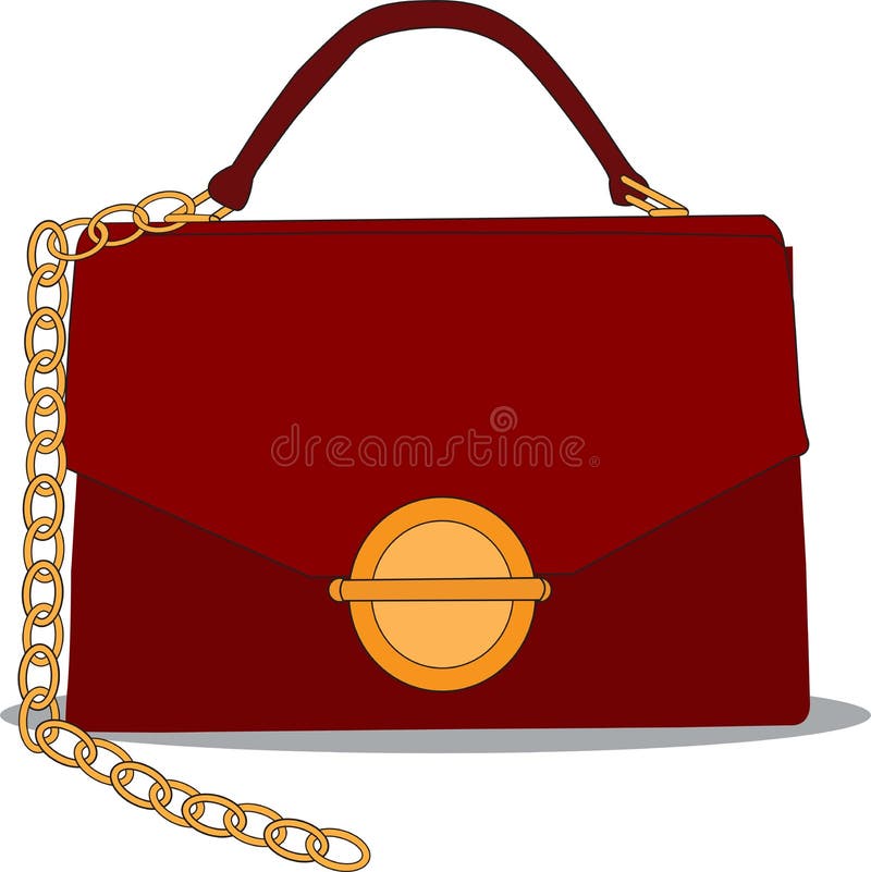 Chains Sling Bag Illustration Vector Stock Illustrations – 1 Chains ...