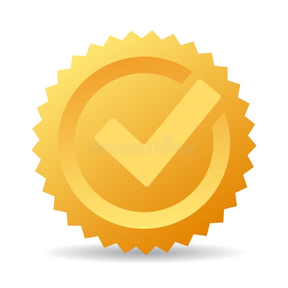 Certified Check Icon Stock Illustrations – 11,519 Certified Check Icon ...