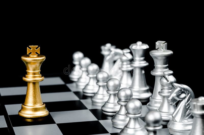 Gold Chess. Elite Business Team Leader Luxury Rich Gorgeous Image Stock ...