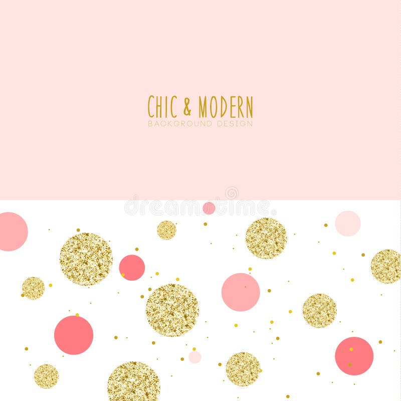 Gold Chic Background Vector Design Element Stock Illustration ...