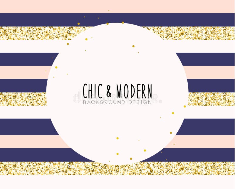 Gold Chic Background Vector Design Element Stock Illustration ...