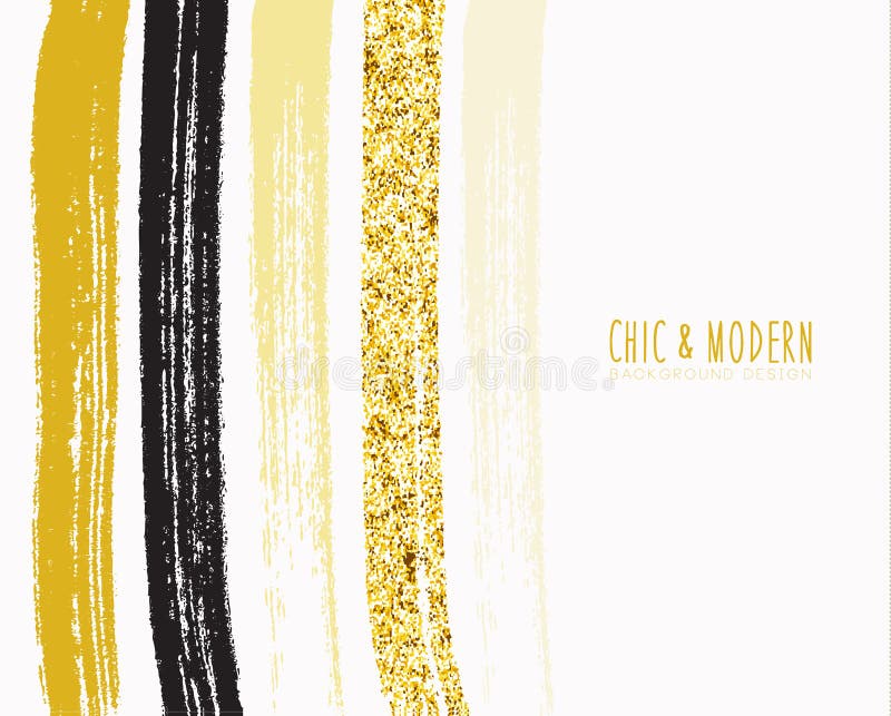 Gold Chic Background Vector Design Element Stock Illustration ...