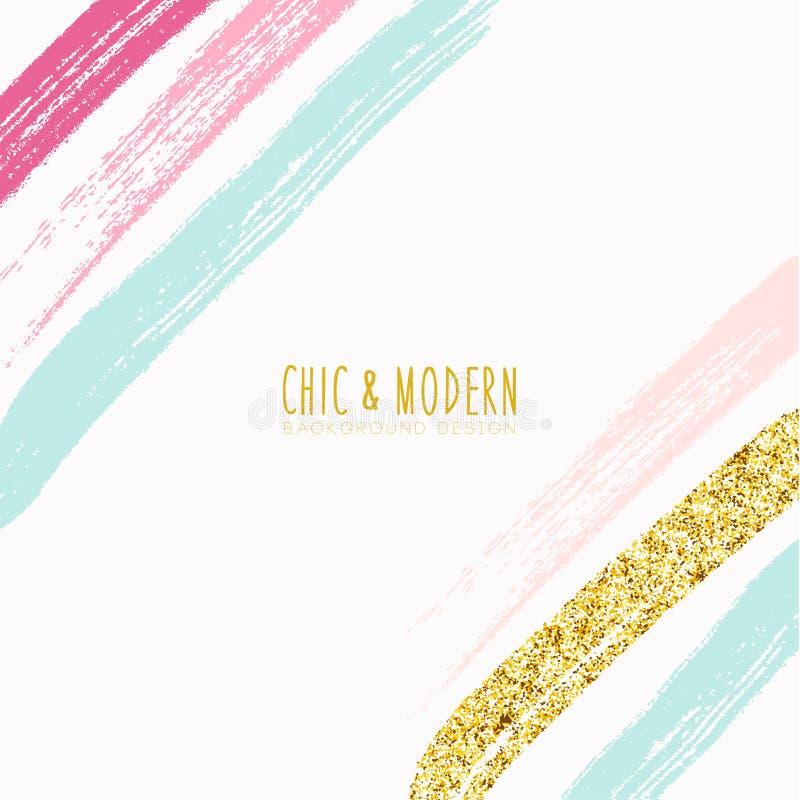 Gold Chic Background Vector Design Element Stock Illustration ...