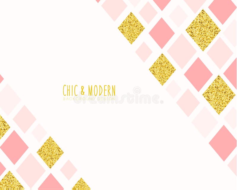Gold Chic Background Vector Design Element Stock Illustration ...