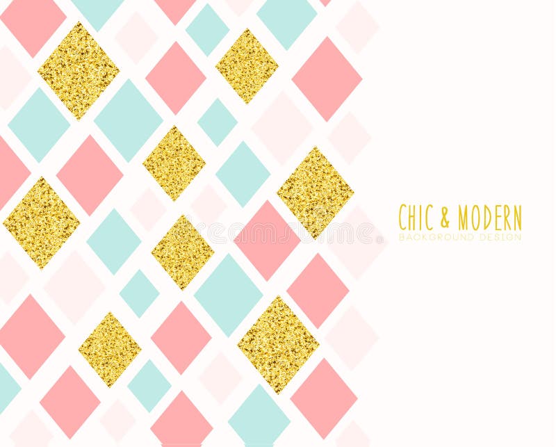 Gold Chic Background Vector Design Element Stock Illustration ...