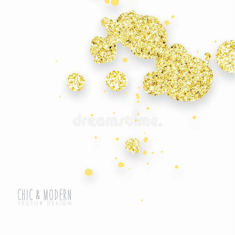 Gold Chic Background Vector Design Element Stock Illustration ...