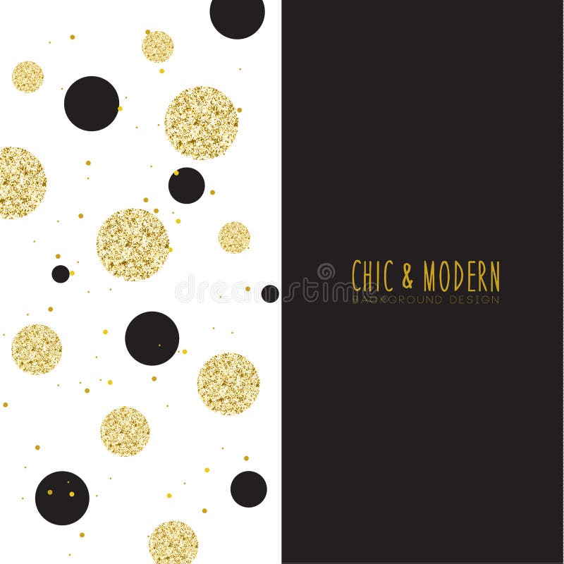 Gold Chic Background Vector Design Element Stock Illustration ...