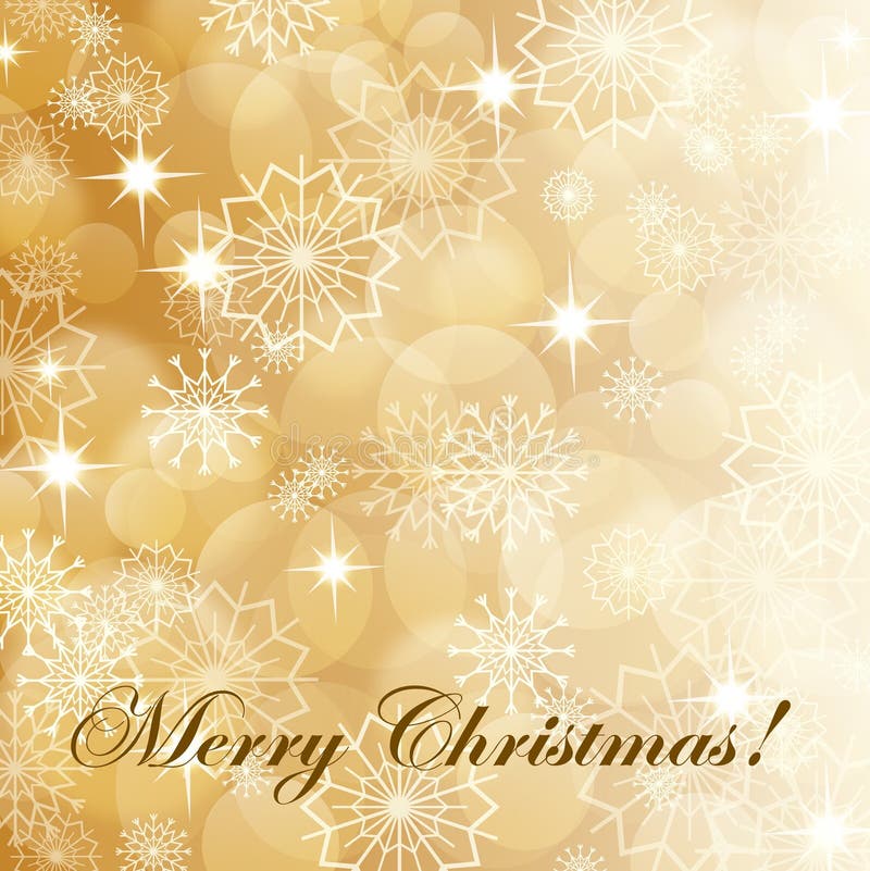 Gold christmas background stock vector. Illustration of sparkle - 26633647