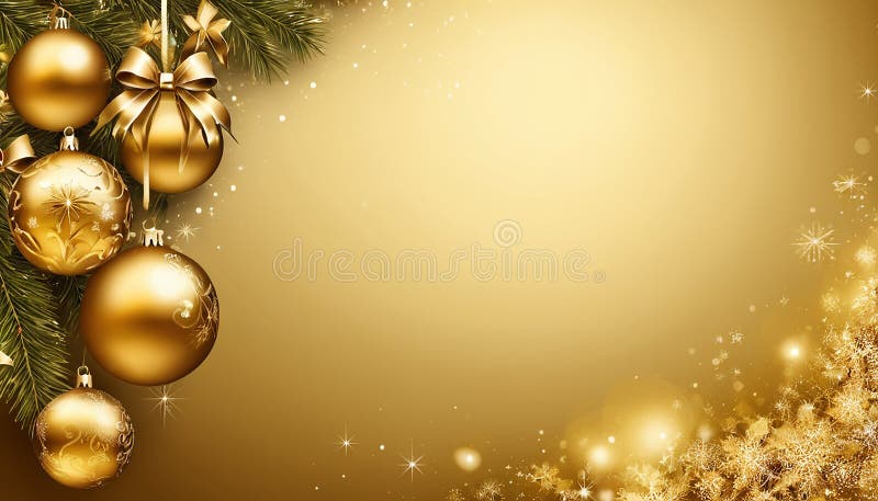 Gold Christmas Background – Luxurious and Festive Holiday Design for ...