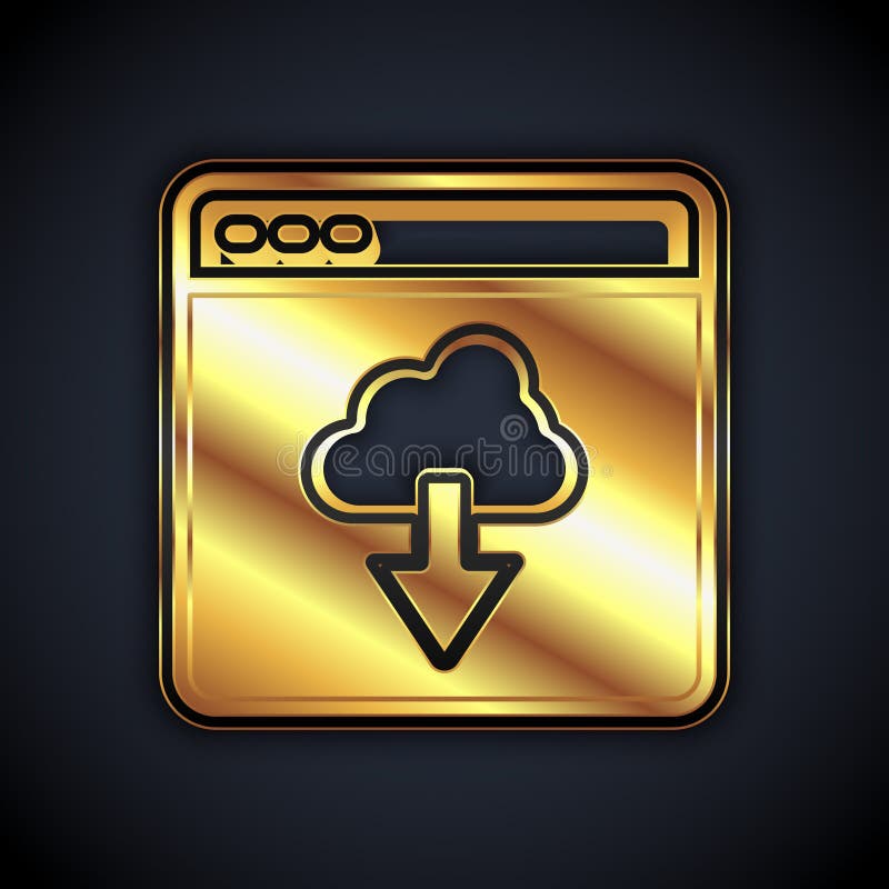 Gold Cloud tattoo stock vector. Illustration of chinese - 96442432