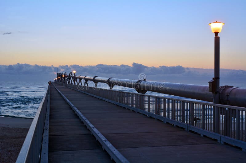 Gold Coast Pier at the Spit -Queensland Australia Stock Image - Image ...
